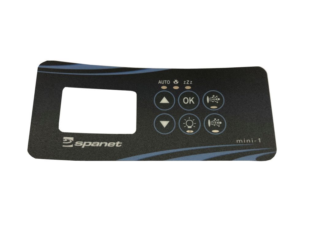 Spanet SV Mini 1 Touchpad Overlay Only – Spa Parts Pro