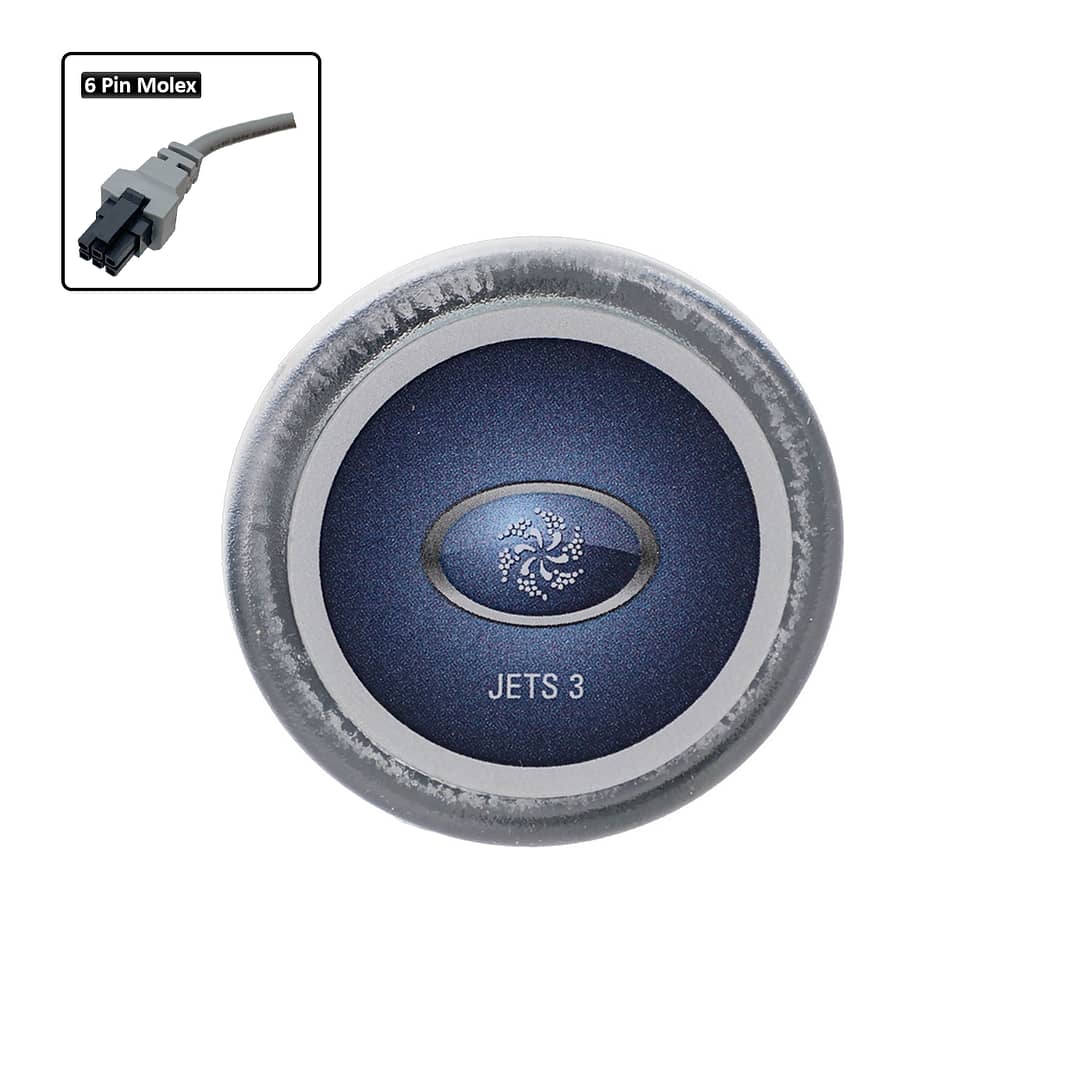 Balboa AX10 Auxiliary Jet 3 Touchpad and Overlay – Spa Parts Pro