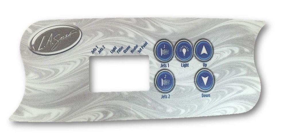 LA Spas K-71 5 Button(2 Pump) Overlay – Spa Parts Pro