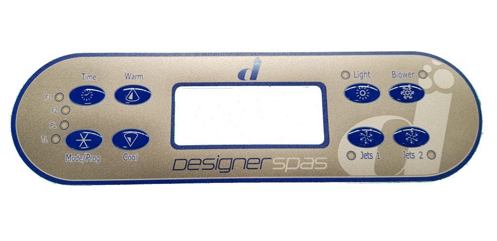 Overlay: Balboa(Designer Spas) ML700 Overlay – Spa Parts Pro