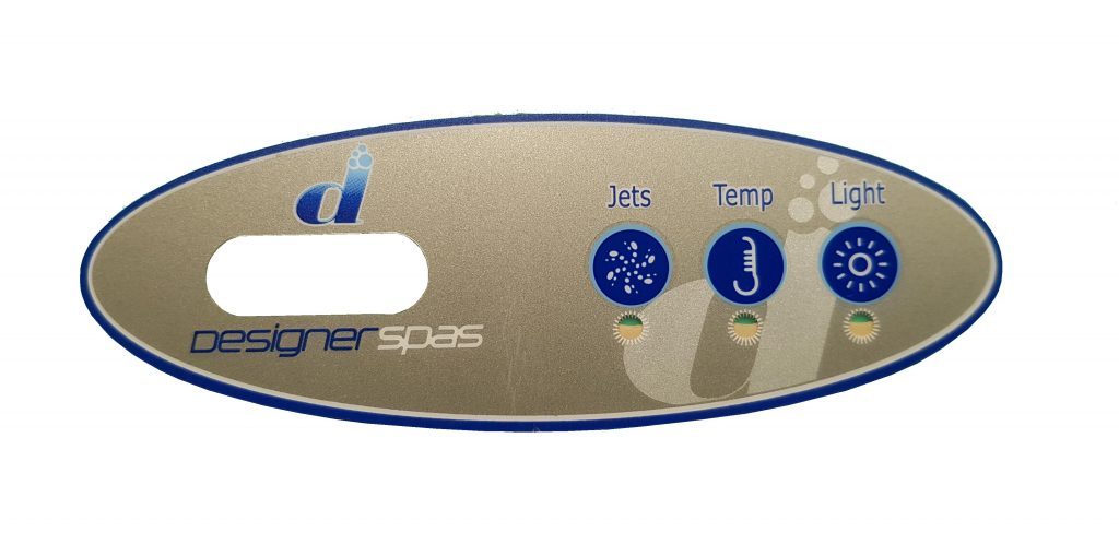 Overlay: Balboa(Designer Spas) VL200 3 Button Overlay – Spa Parts Pro
