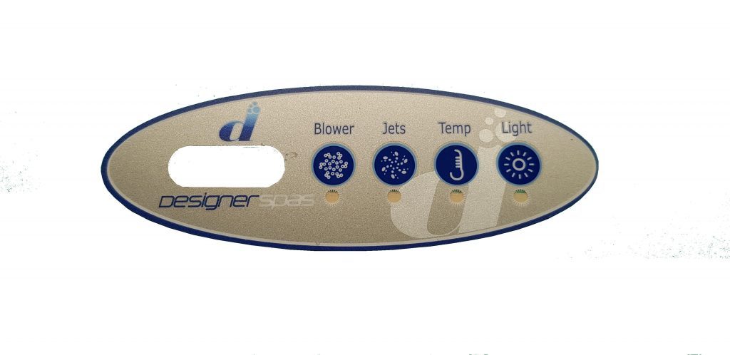 Overlay: Balboa(Designer Spas) VL200 4 Button Overlay – Spa Parts Pro