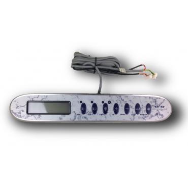 Touchpad: Dimension One K-24 7 Button with Overlay – Spa Parts Pro